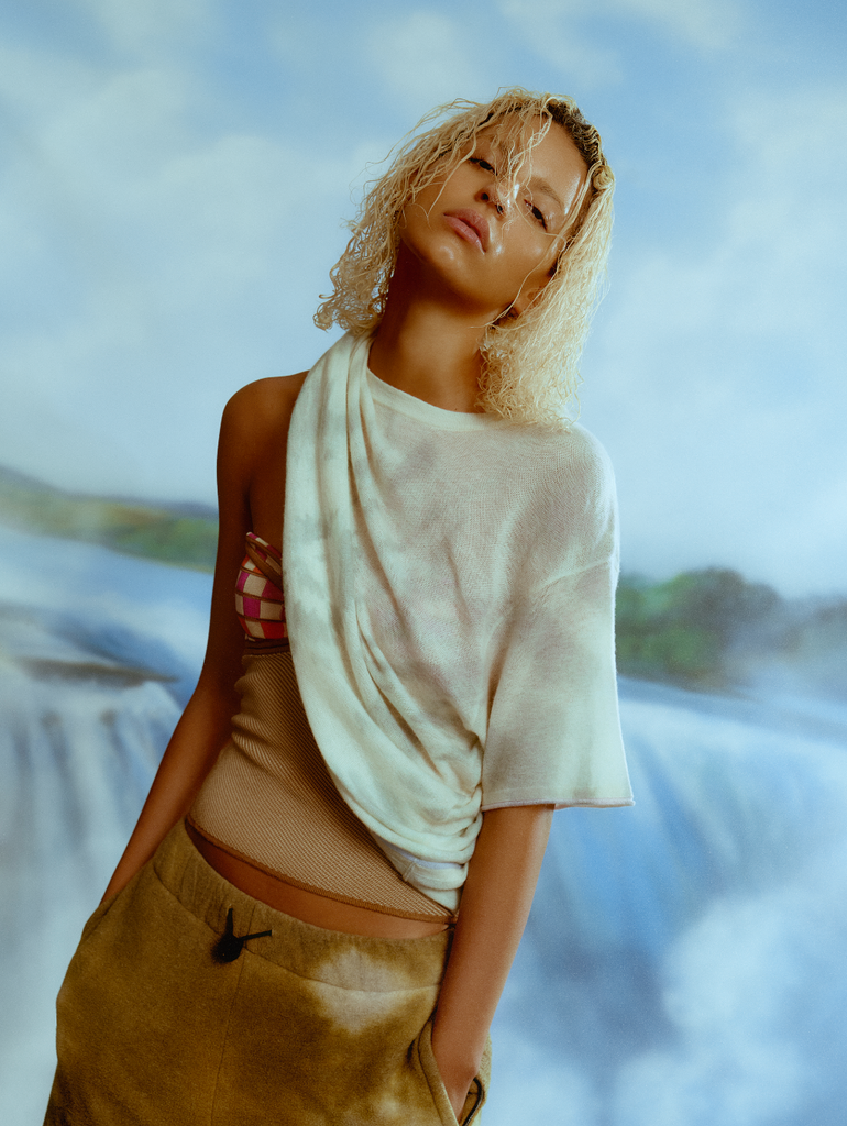 Snail Dye Tee – Adrian Cashmere